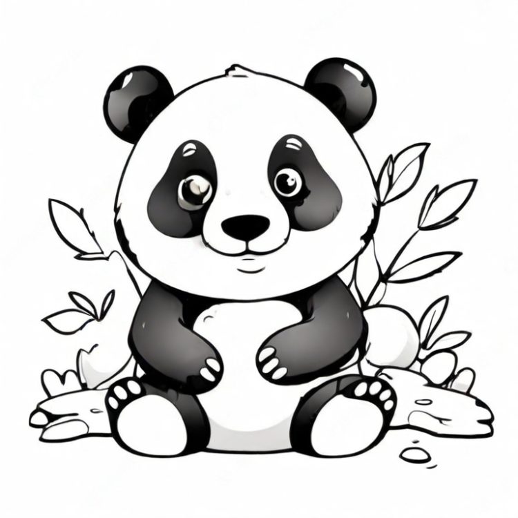 Panda Drawing - How To Draw A Panda Step By Step
