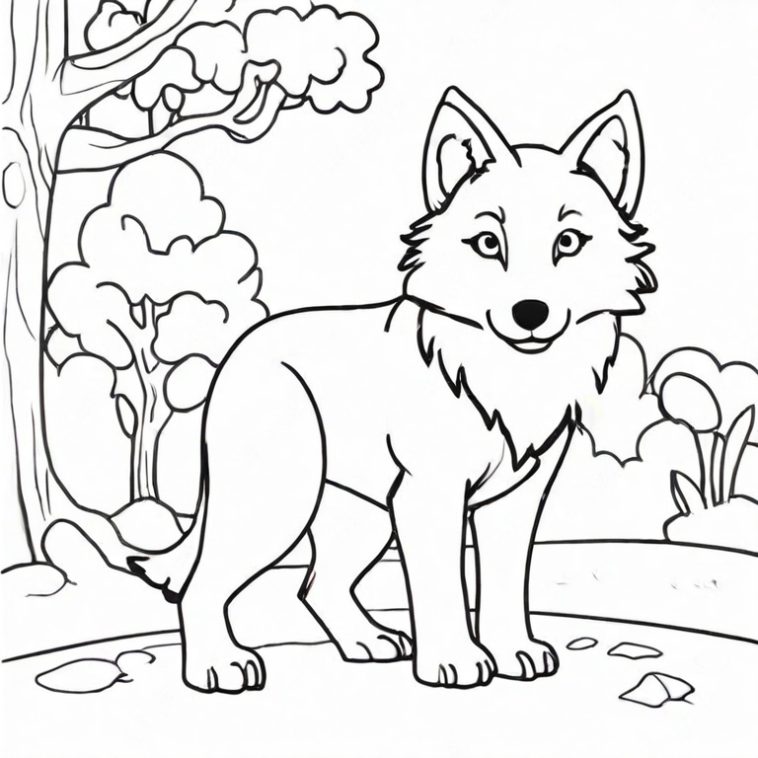 Wolf Drawing - How To Draw A Wolf Step By Step!