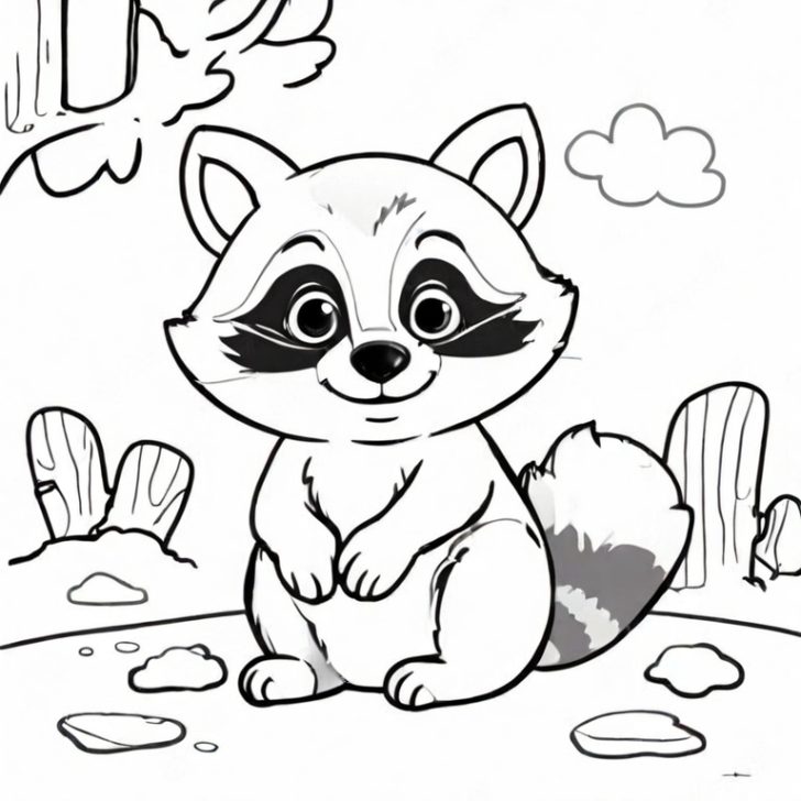 Raccoon Drawing - How To Draw A Raccoon Step By Step