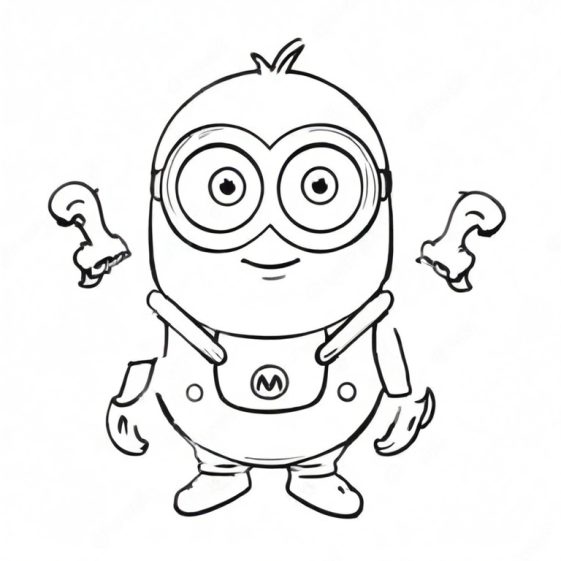 Minion Drawing - How To Draw A Minion Step By Step
