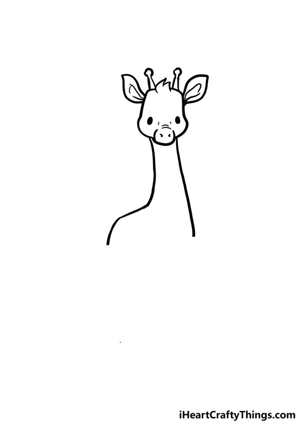 How To Draw A Cute Giraffe Step By Step!