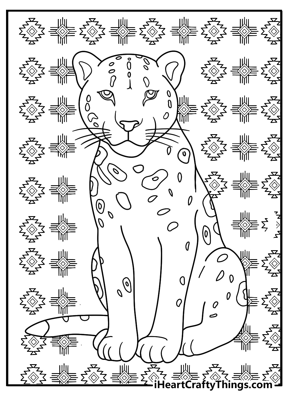 30 Free Jaguar Coloring Pages (Easy PDF Printables For Kids)