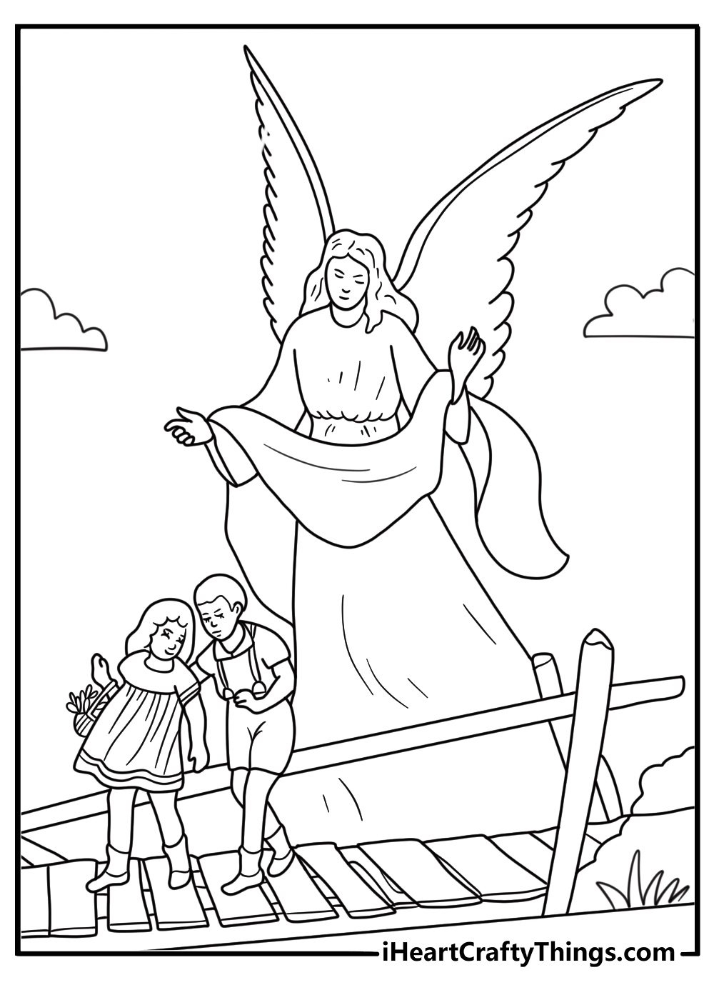 44+ Angel Coloring Pages: Printable PDF Sheets For Free