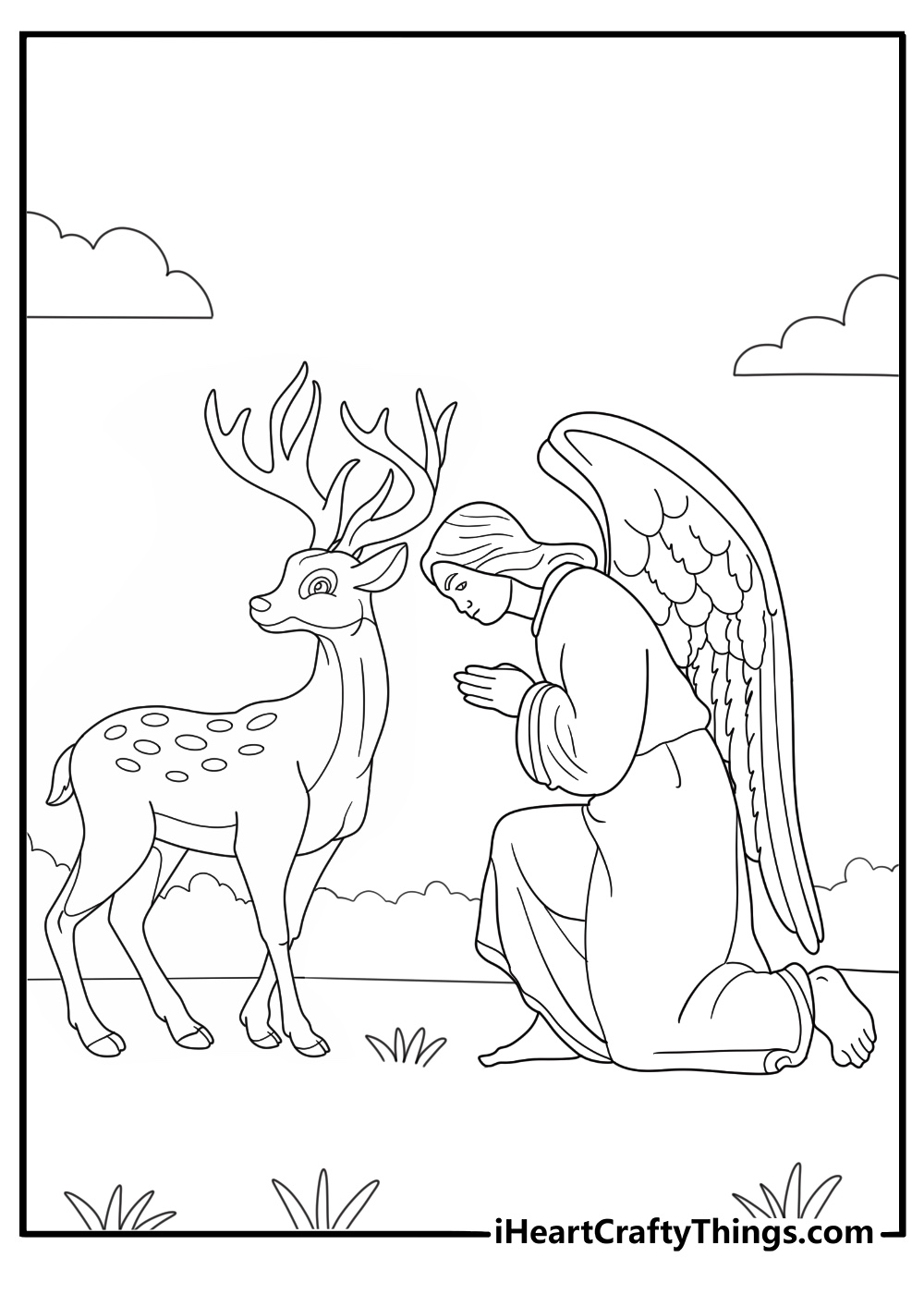 44+ Angel Coloring Pages: Printable PDF Sheets For Free