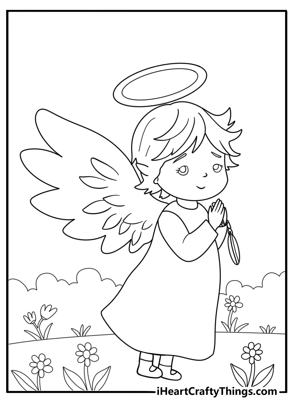 44+ Angel Coloring Pages: Printable PDF Sheets For Free