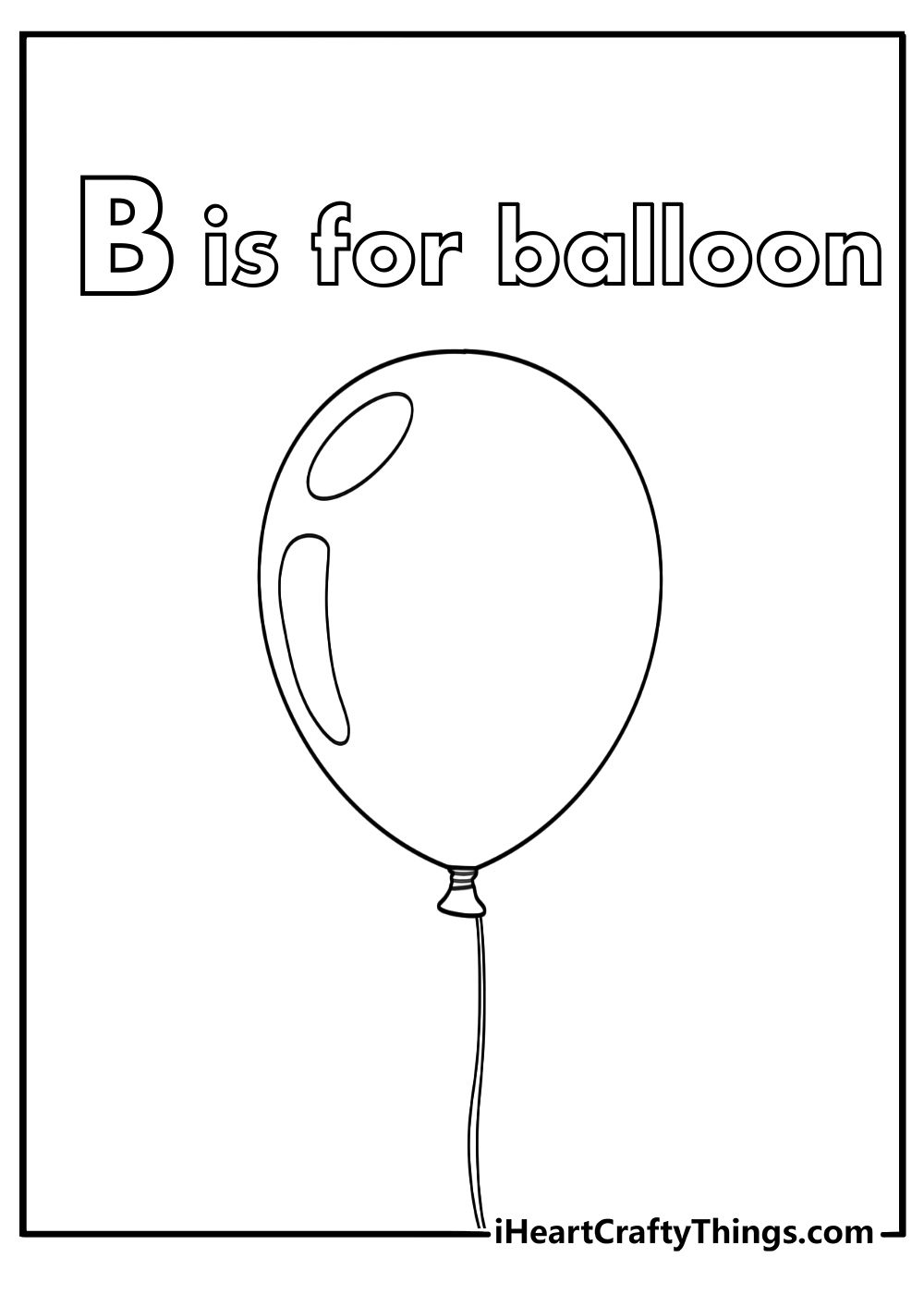 Letter B Coloring Pages (40 Free PDF Printables)