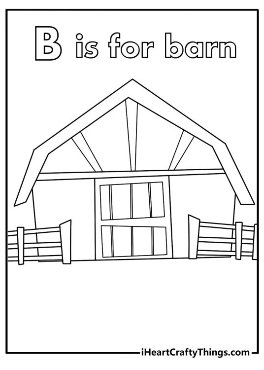 Letter B Coloring Pages (40 Free PDF Printables)