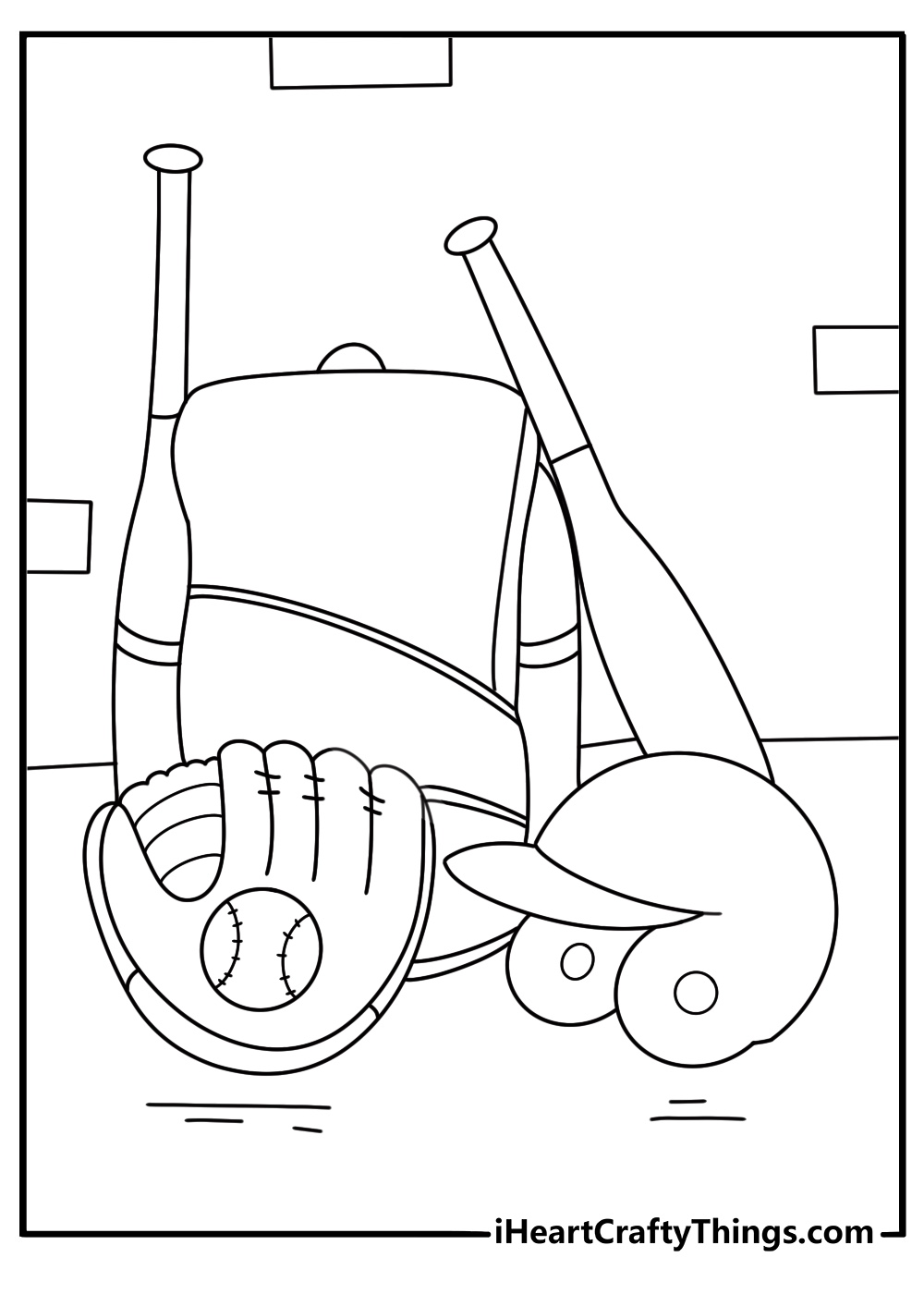 40 Free Baseball Coloring Pages (Easy Printable PDF Sheets)