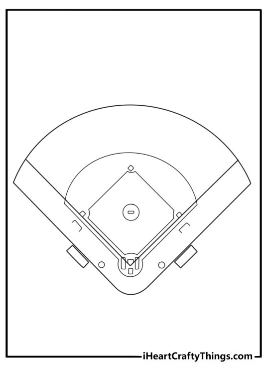 40 Free Baseball Coloring Pages (Easy Printable PDF Sheets)