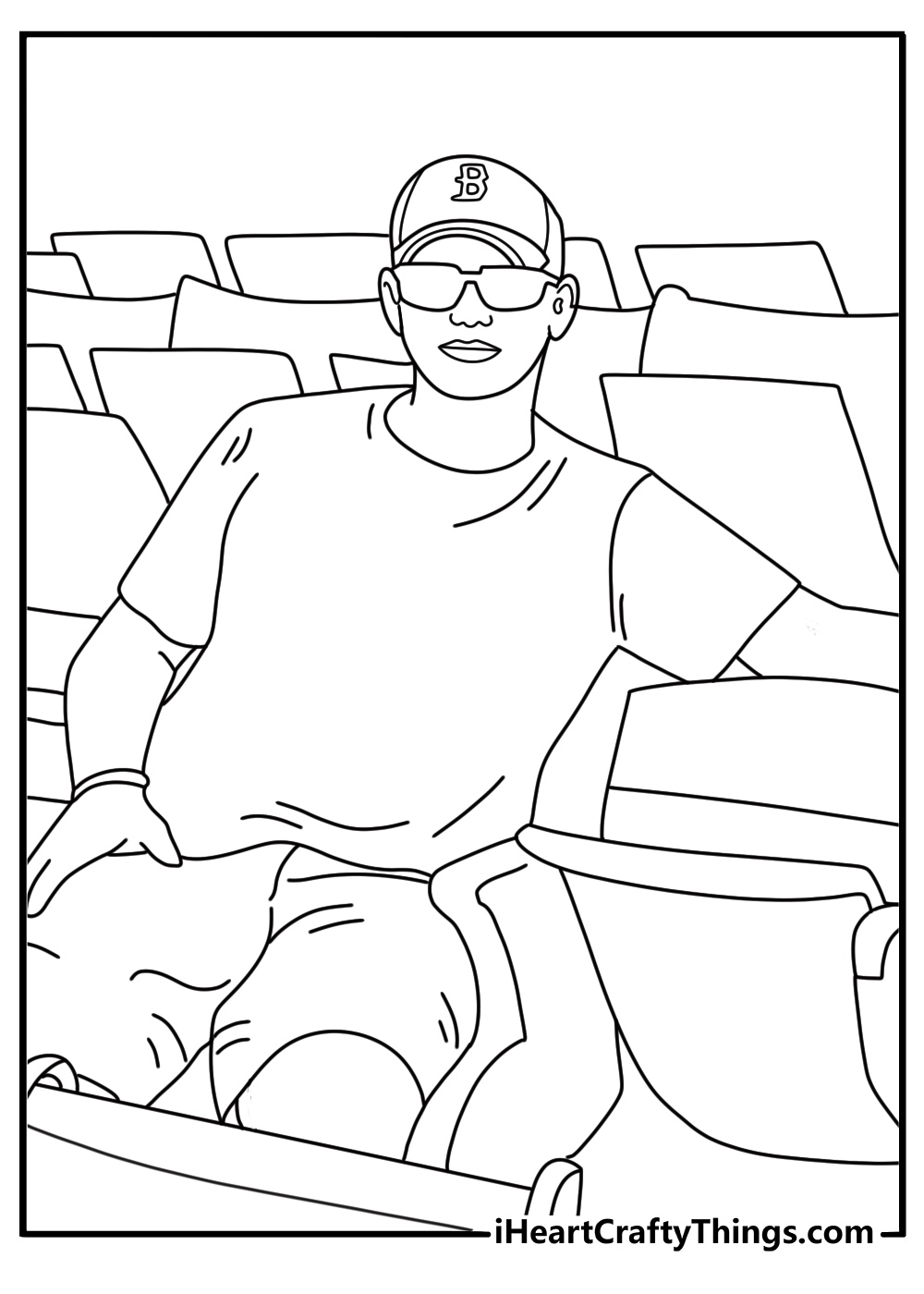 40 Free Baseball Coloring Pages (Easy Printable PDF Sheets)