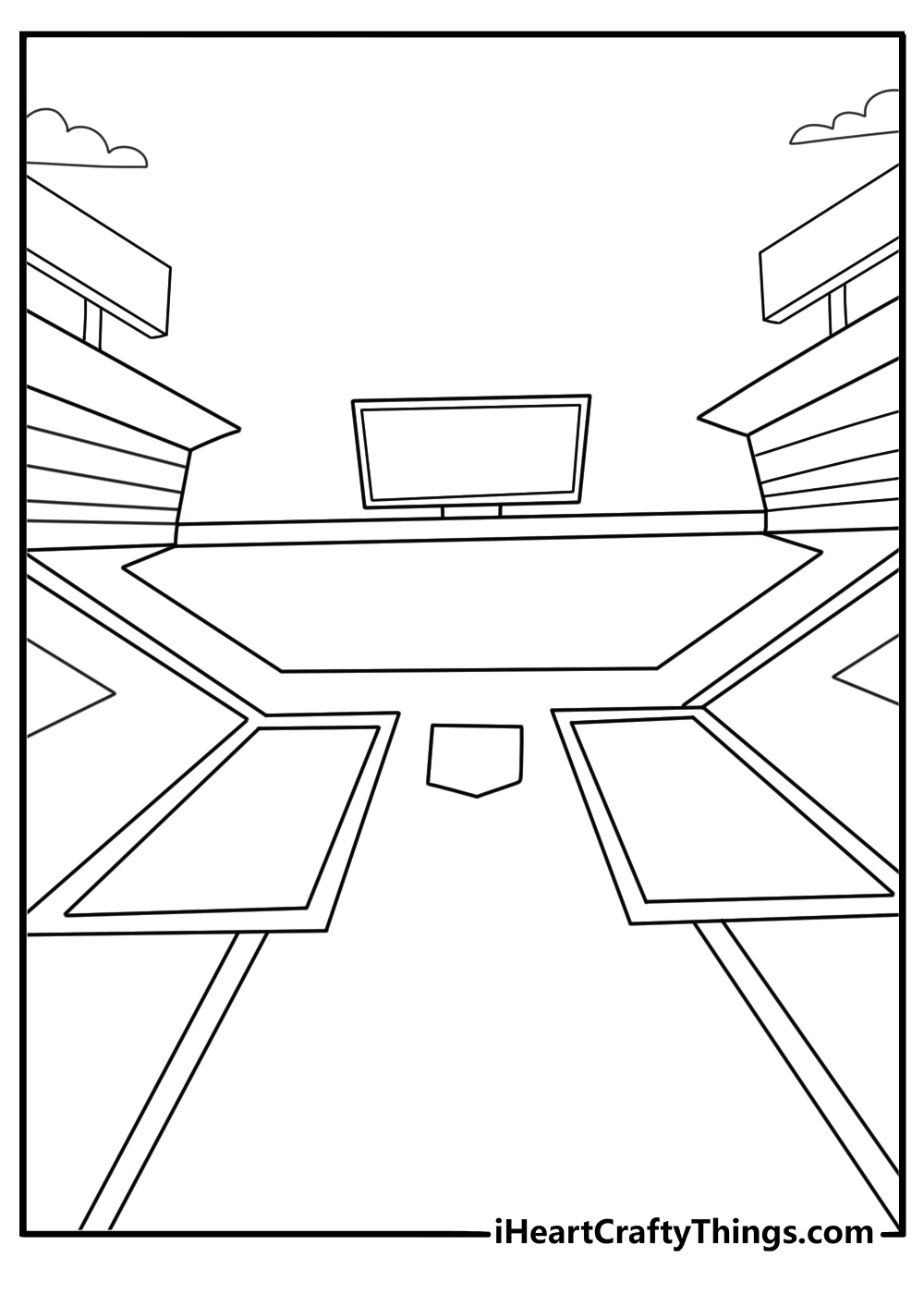 40 Free Baseball Coloring Pages (Easy Printable PDF Sheets)