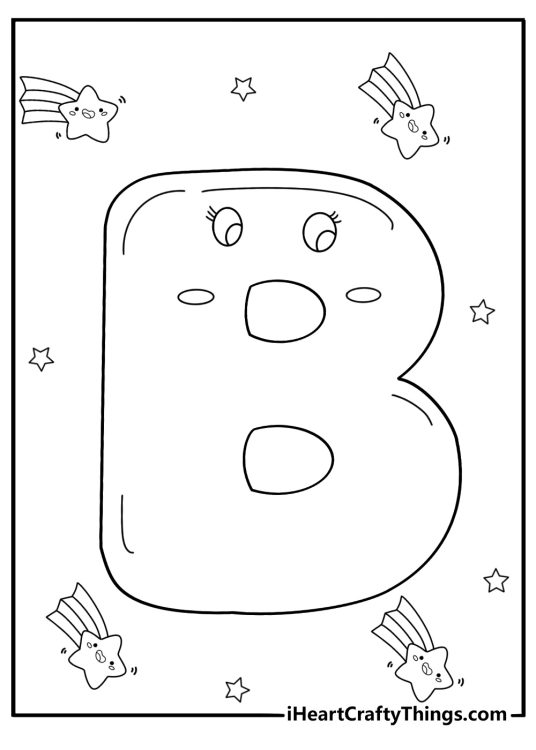 Letter B Coloring Pages (40 Free PDF Printables)