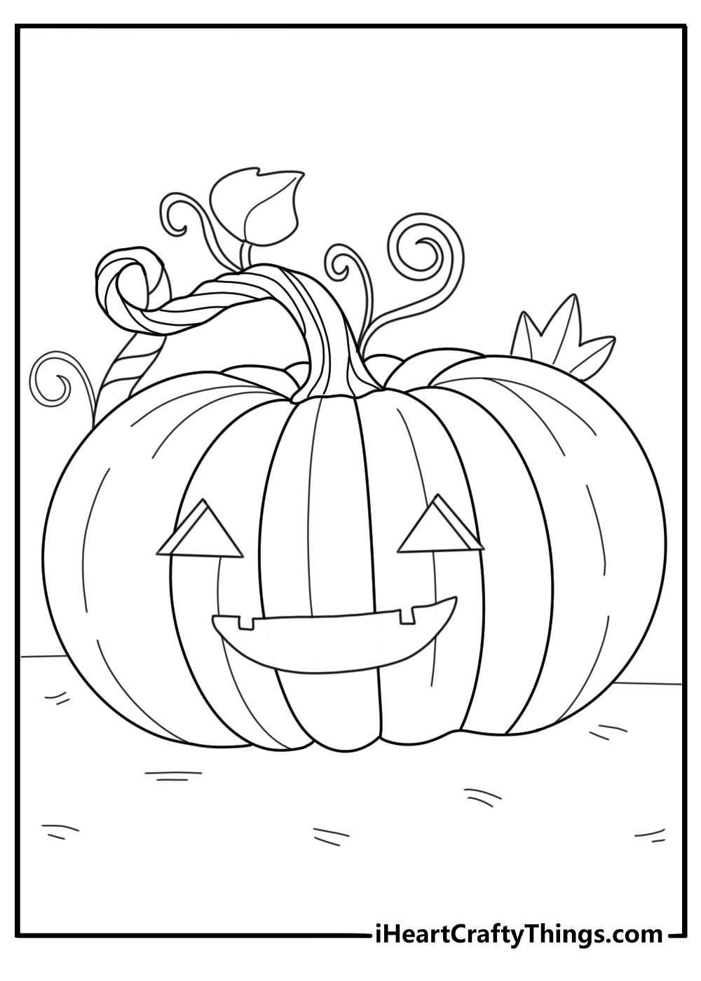 #1 Jack-O'-Lantern Coloring Pages: 42 Printables For Free