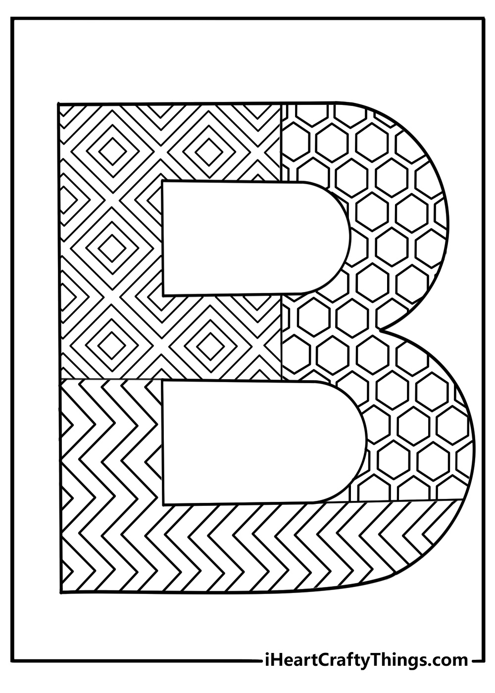 Letter B Coloring Pages (40 Free PDF Printables)