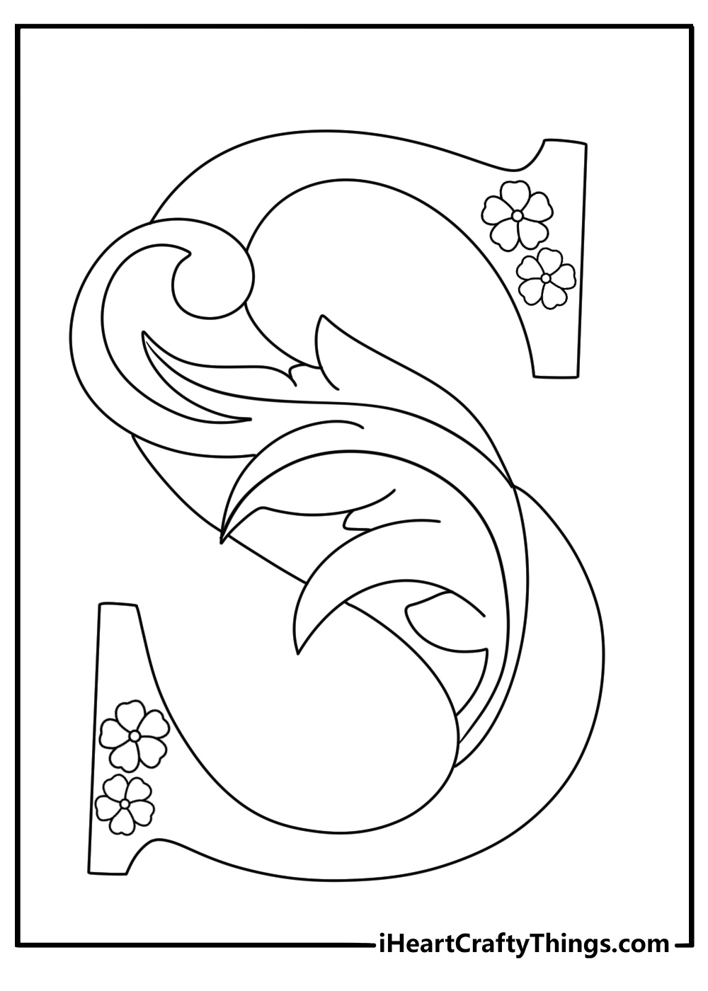 50 Free Letter S Coloring Pages (Easy Printable PDF Sheets)