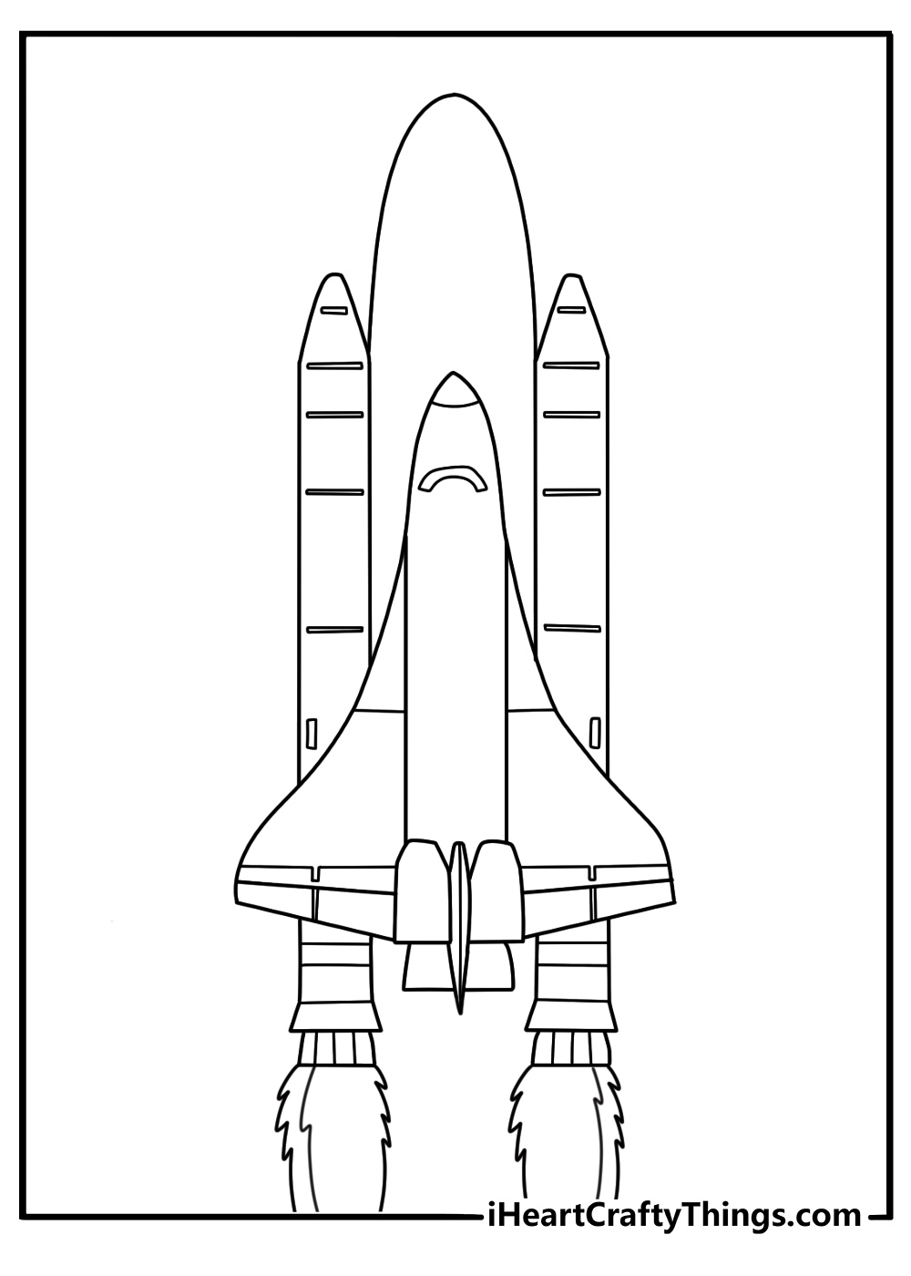30 Free Spaceship Coloring Pages (Printable PDF Sheets)