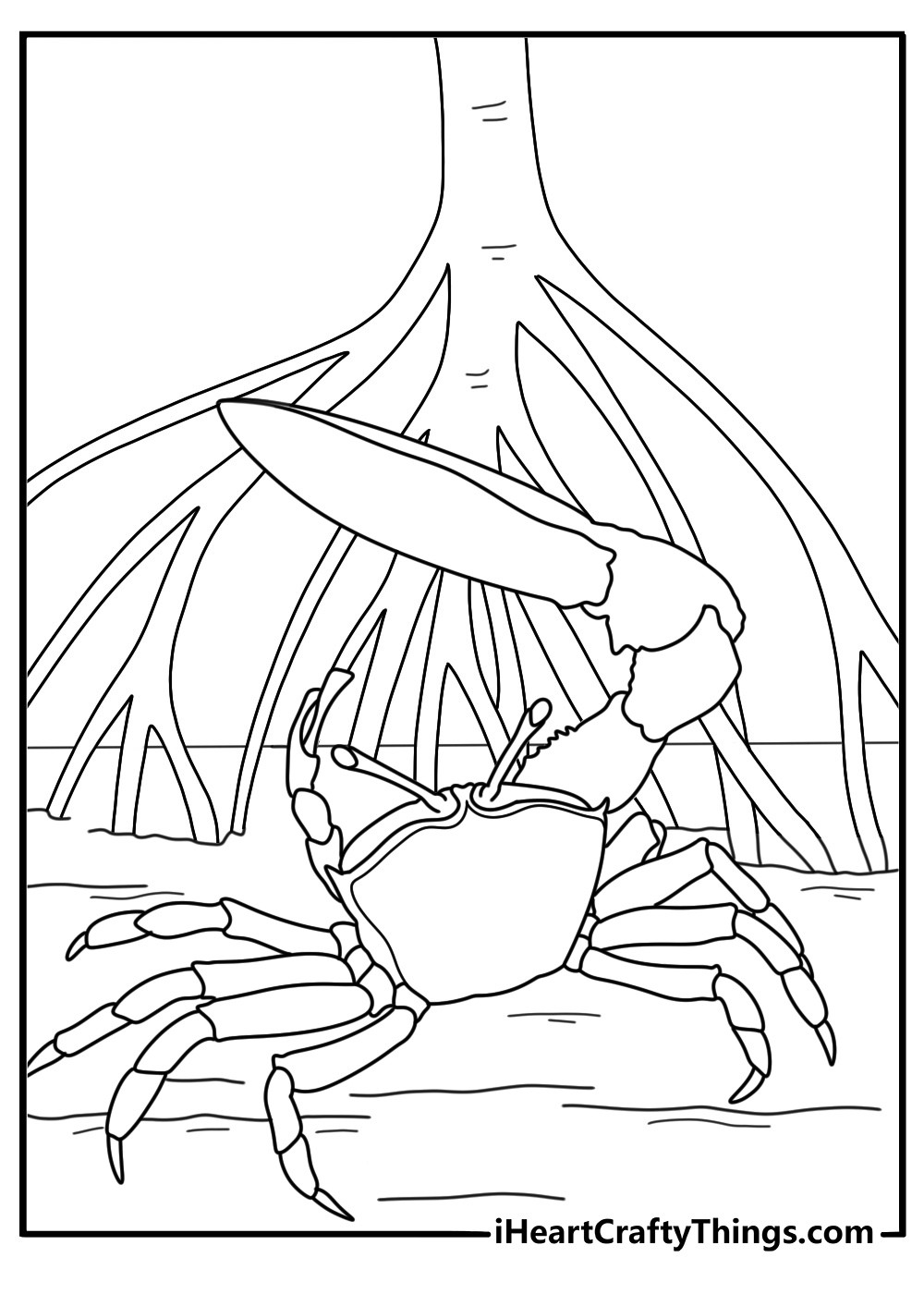 30 Free Crab Coloring Pages (Easy Printable PDF Sheets)