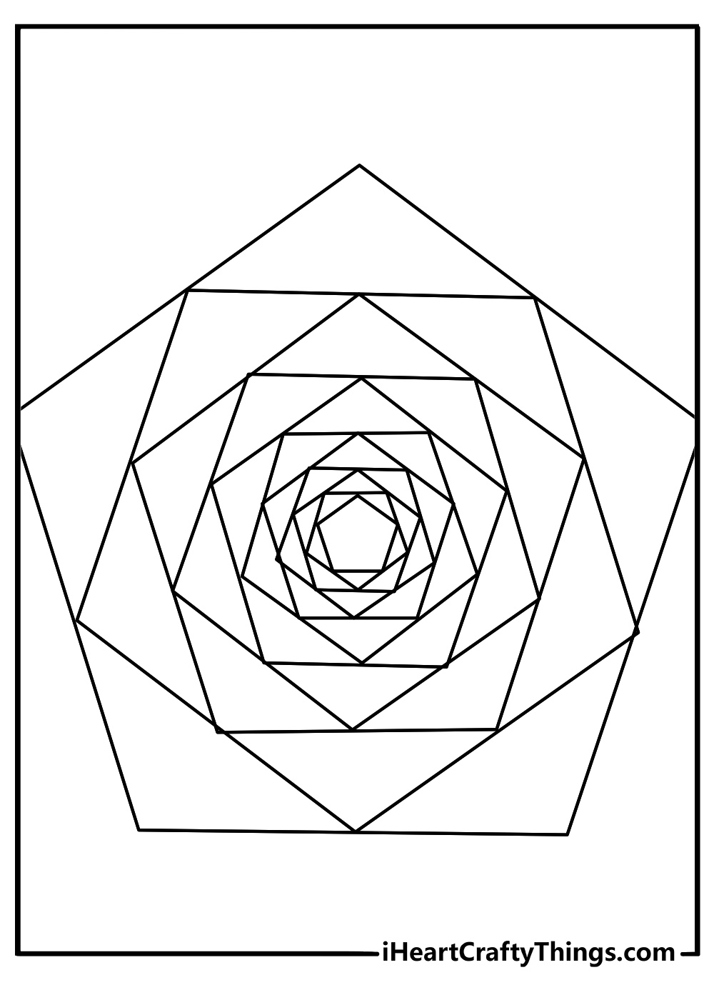 Free Geometric Coloring Pages: 22 PDF Printables To Download