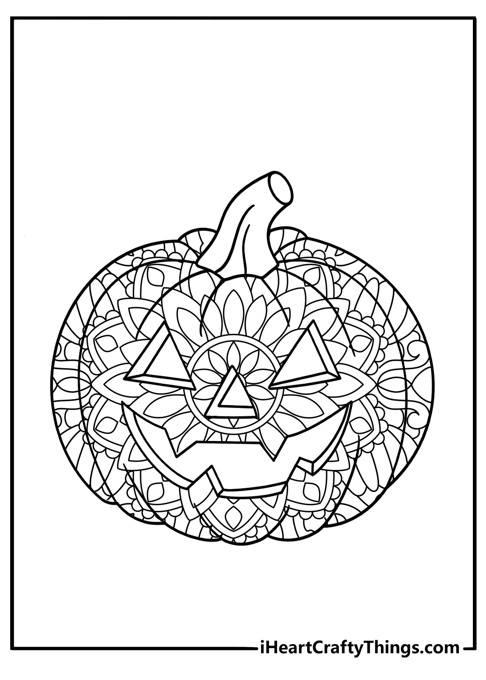 #1 Jack-O'-Lantern Coloring Pages: 42 Printables For Free