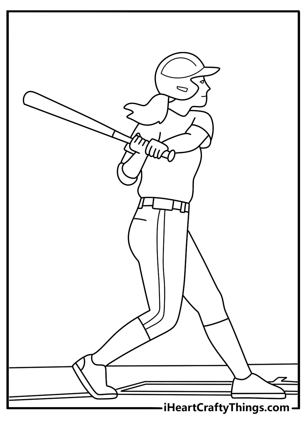 40 Free Baseball Coloring Pages (Easy Printable PDF Sheets)