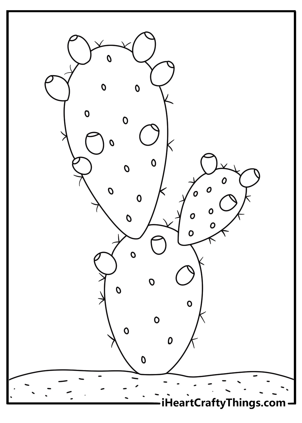 44 Free Cactus Coloring Pages (Easy Printable PDFs Sheets)