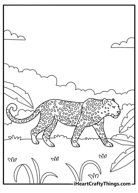 Leopard Coloring Pages (30+ Free PDF Printables For Kids)