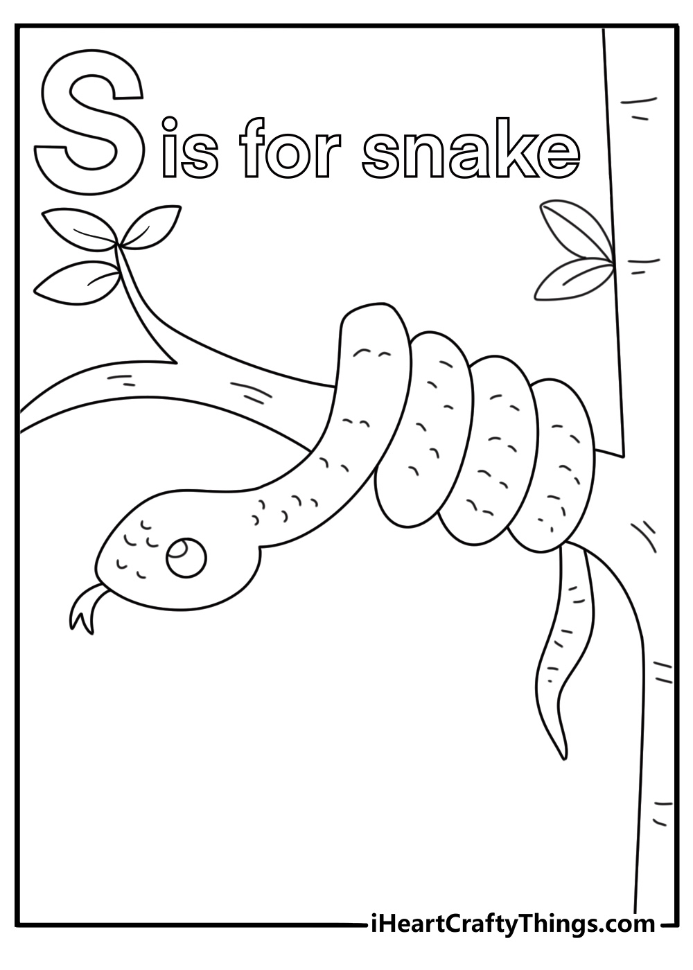 50 Free Letter S Coloring Pages (Easy Printable PDF Sheets)