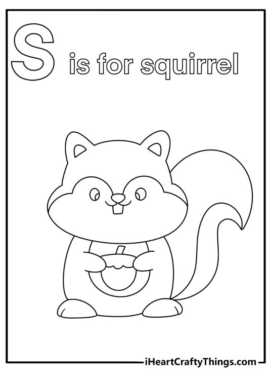 50 Free Letter S Coloring Pages (Easy Printable PDF Sheets)