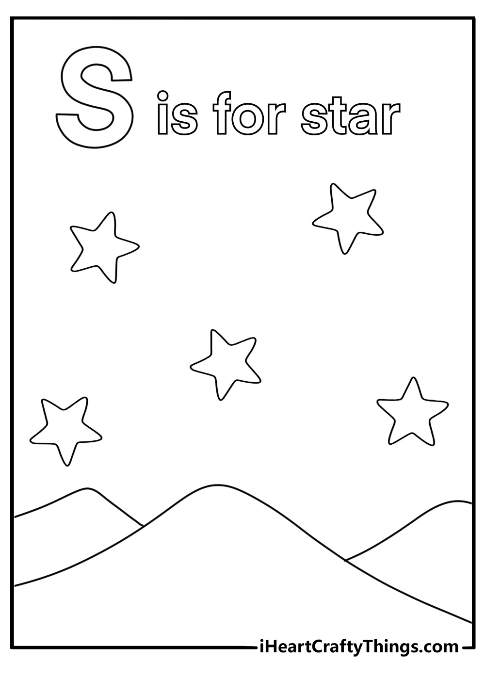 50 Free Letter S Coloring Pages (Easy Printable PDF Sheets)