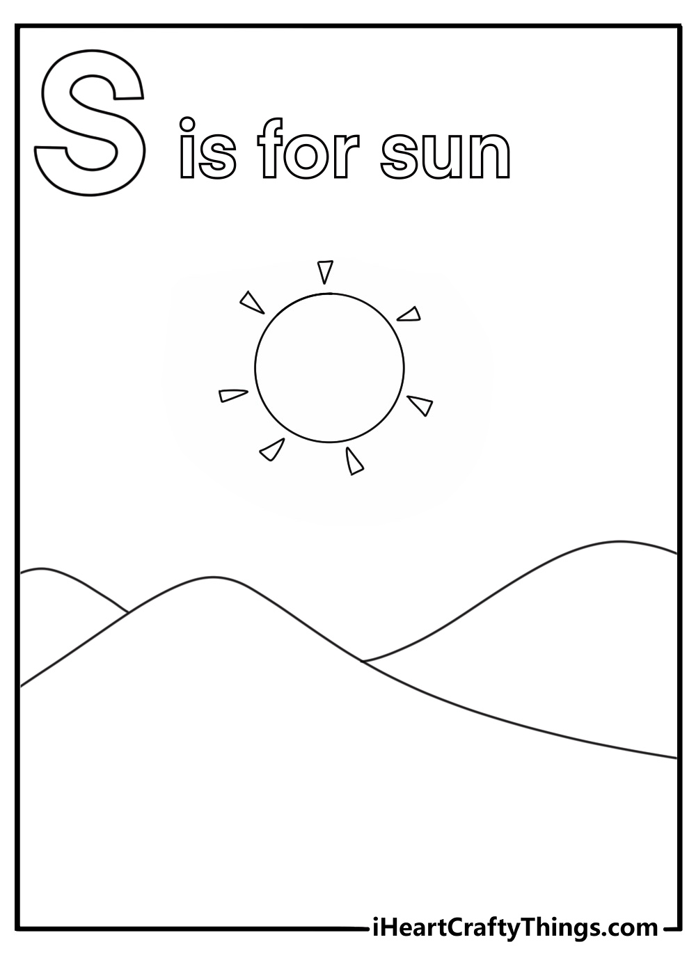 50 Free Letter S Coloring Pages (Easy Printable PDF Sheets)