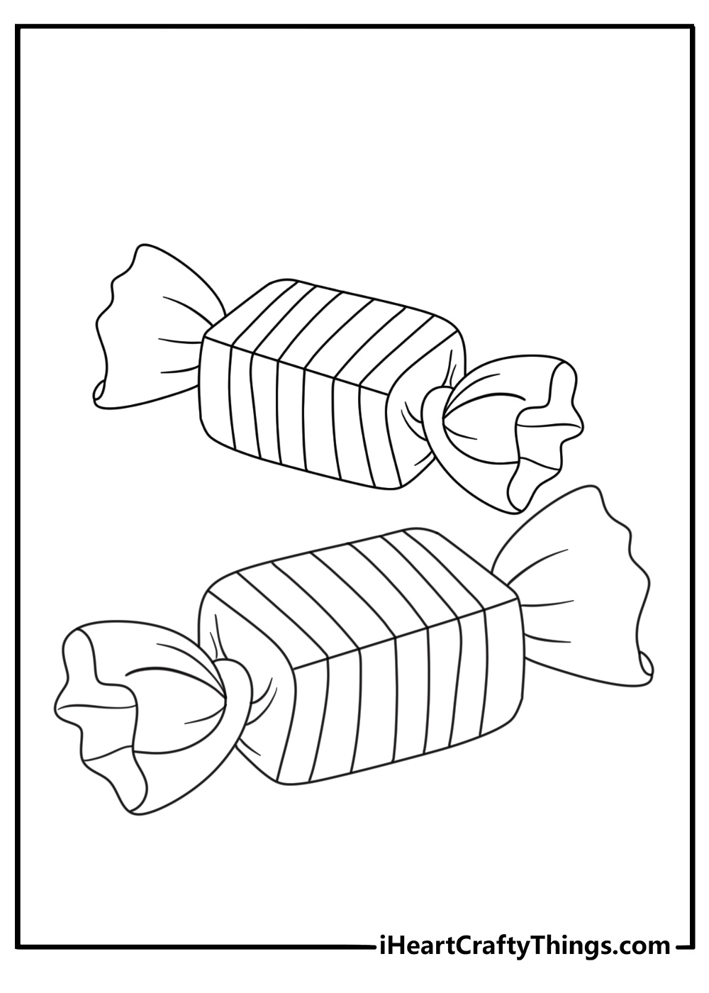 34 Free Candy Coloring Pages (Sweet Printable PDF Sheets)