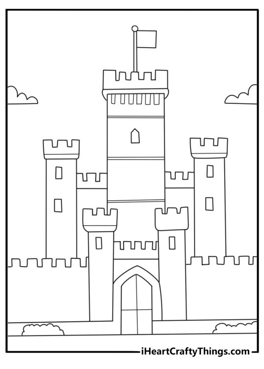 Castle Coloring Pages (30+ Printable PDF Sheets For Free)