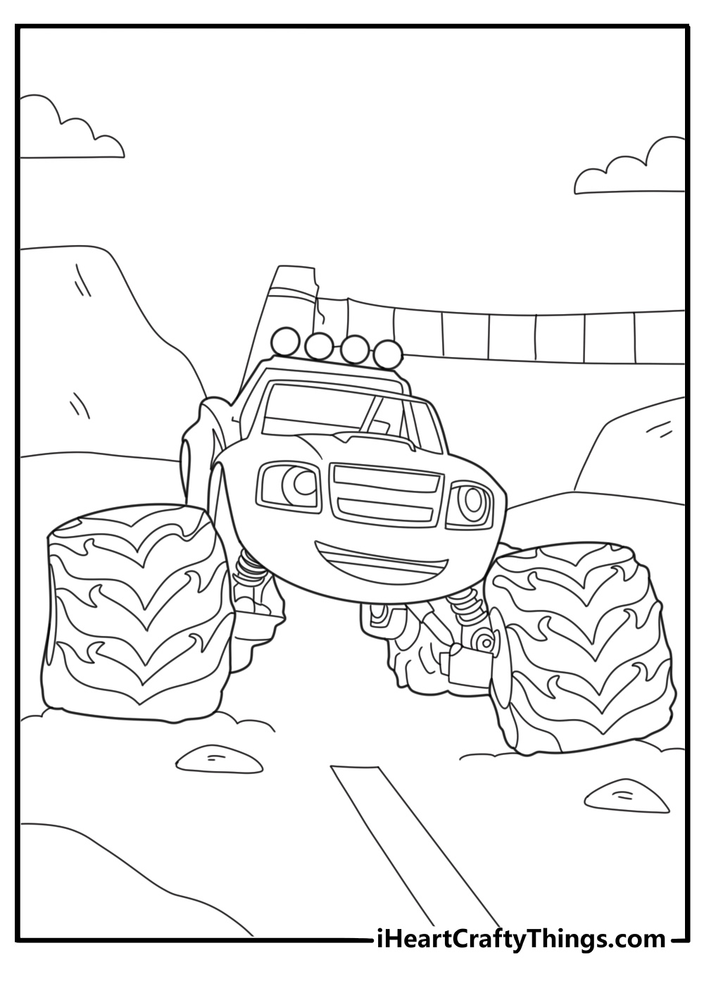 Blaze Coloring Pages (28 Free PDF Printables For Kids)