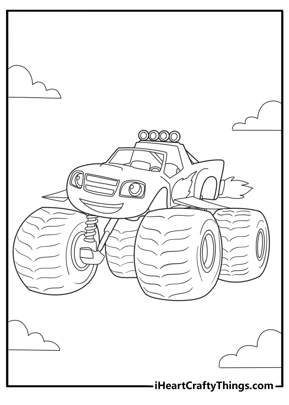 Blaze Coloring Pages (28 Free PDF Printables For Kids)