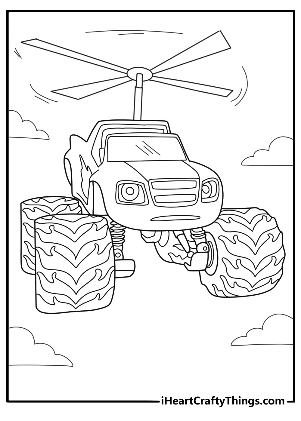Blaze Coloring Pages (28 Free PDF Printables For Kids)