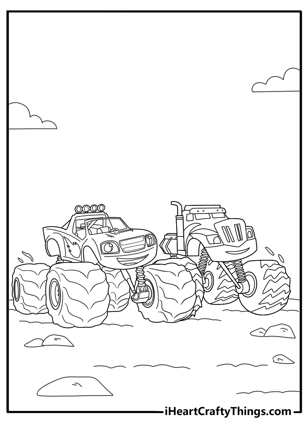 Blaze Coloring Pages (28 Free PDF Printables For Kids)