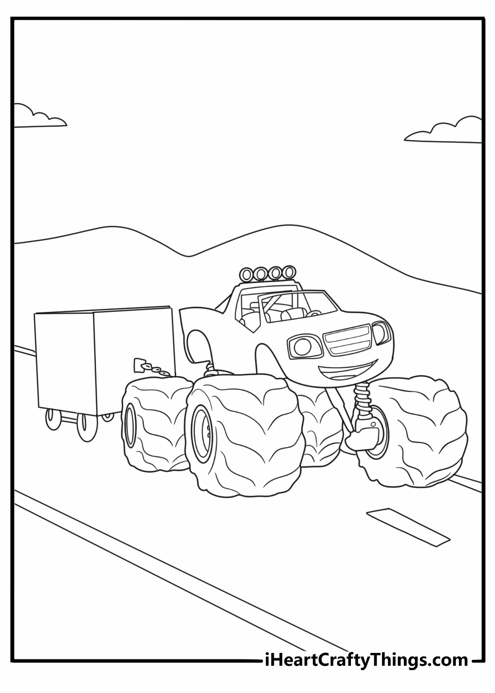 Blaze Coloring Pages (28 Free PDF Printables For Kids)