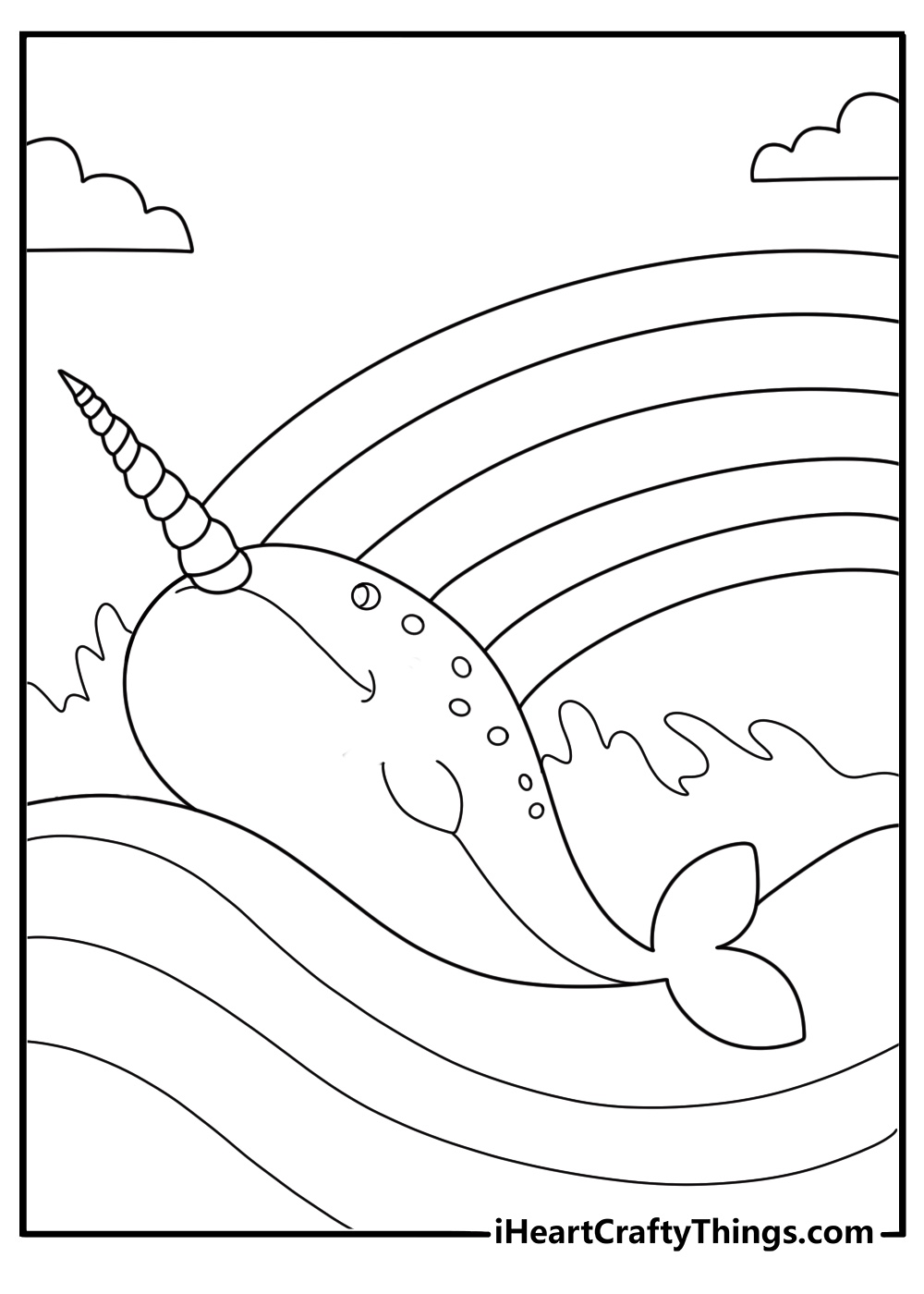 21 Narwhal Coloring Pages (100% Free Printables)