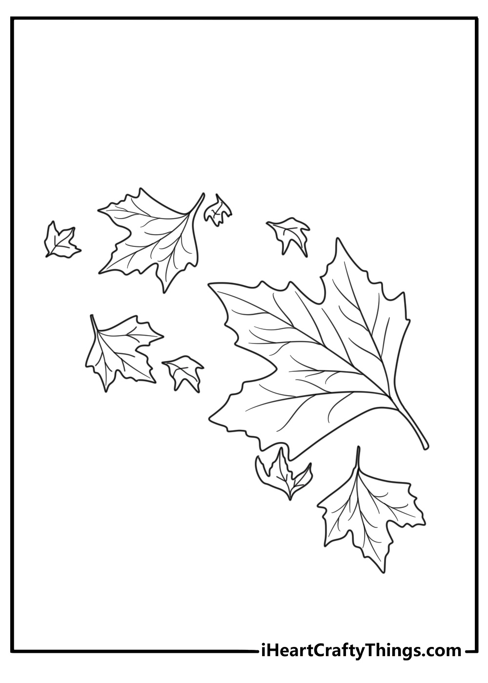 Fall Leaves Coloring Pages (15 Free Printables For Kids)