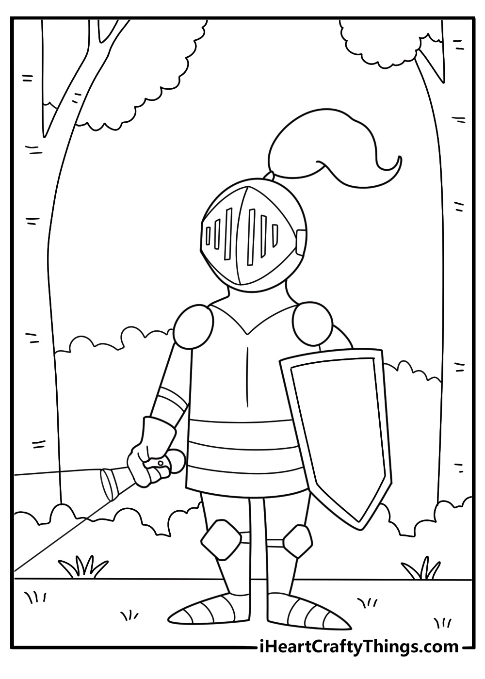 42+ Free Knight Coloring Pages (Printable PDF Sheets)