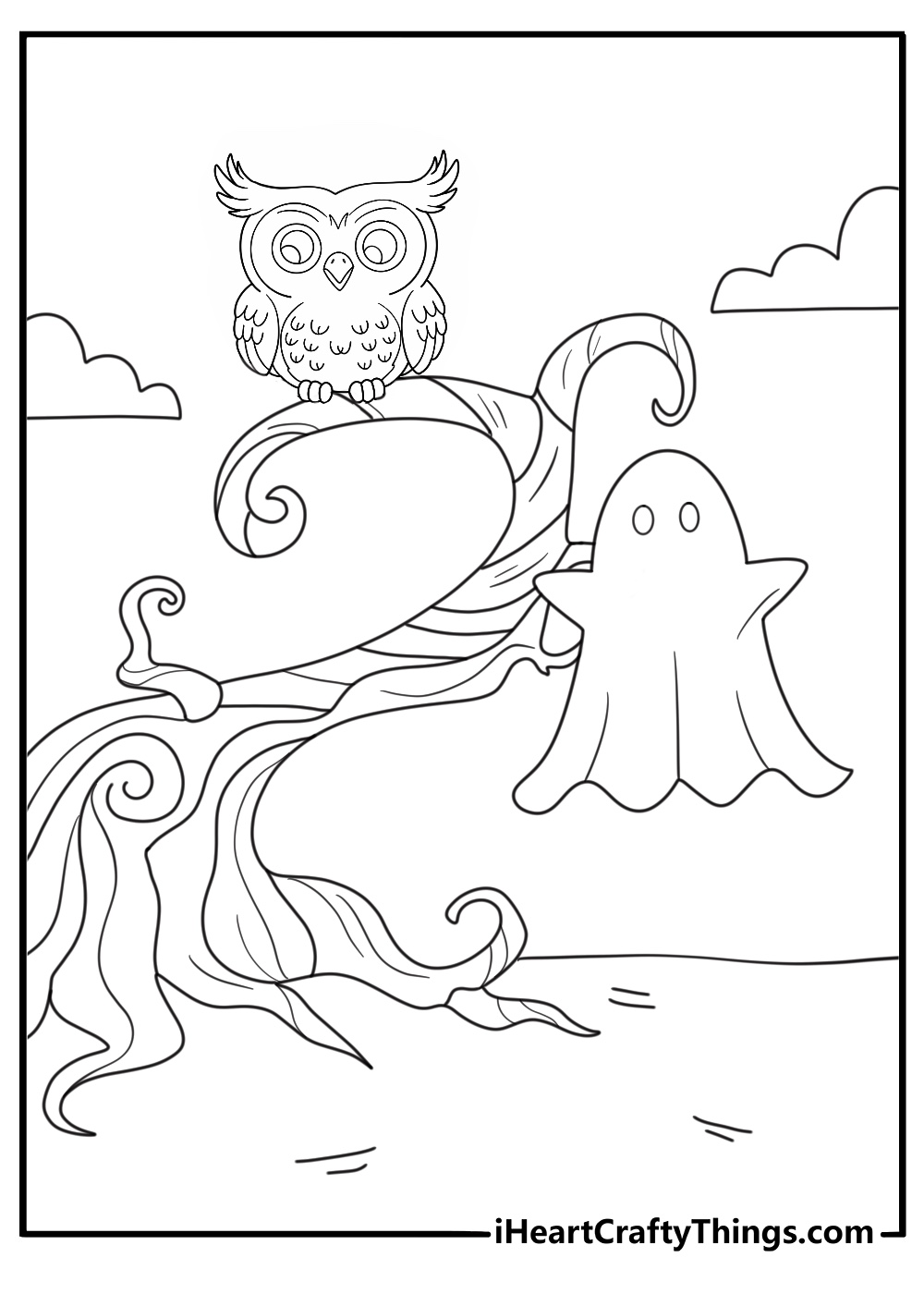 30+ Ghost Coloring Pages (Printable PDF Sheets For Free)