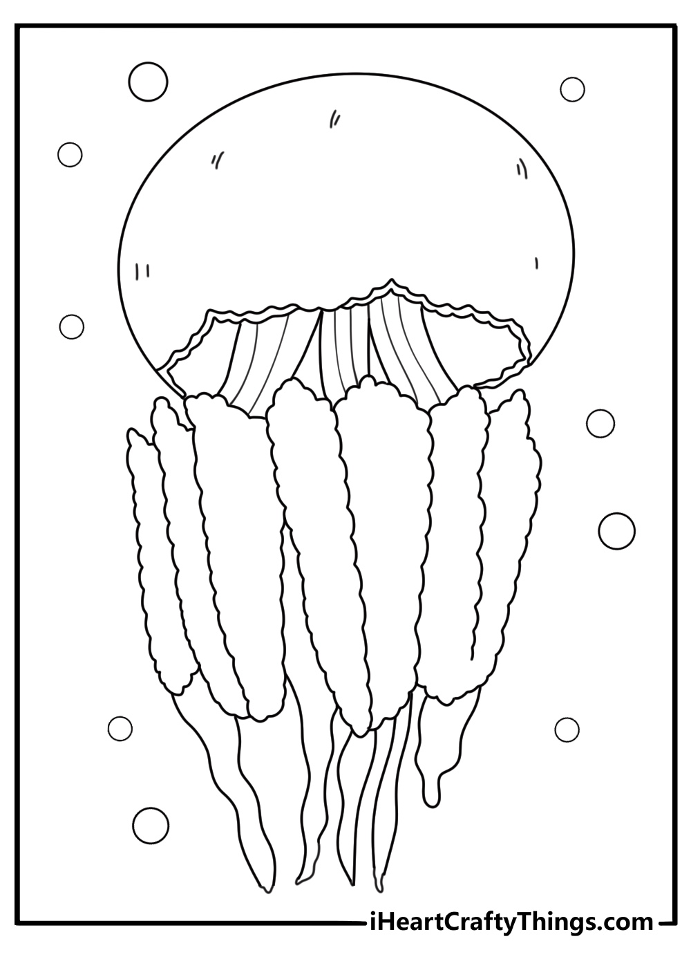 30+ Jellyfish Coloring Pages (100% Free Printables)