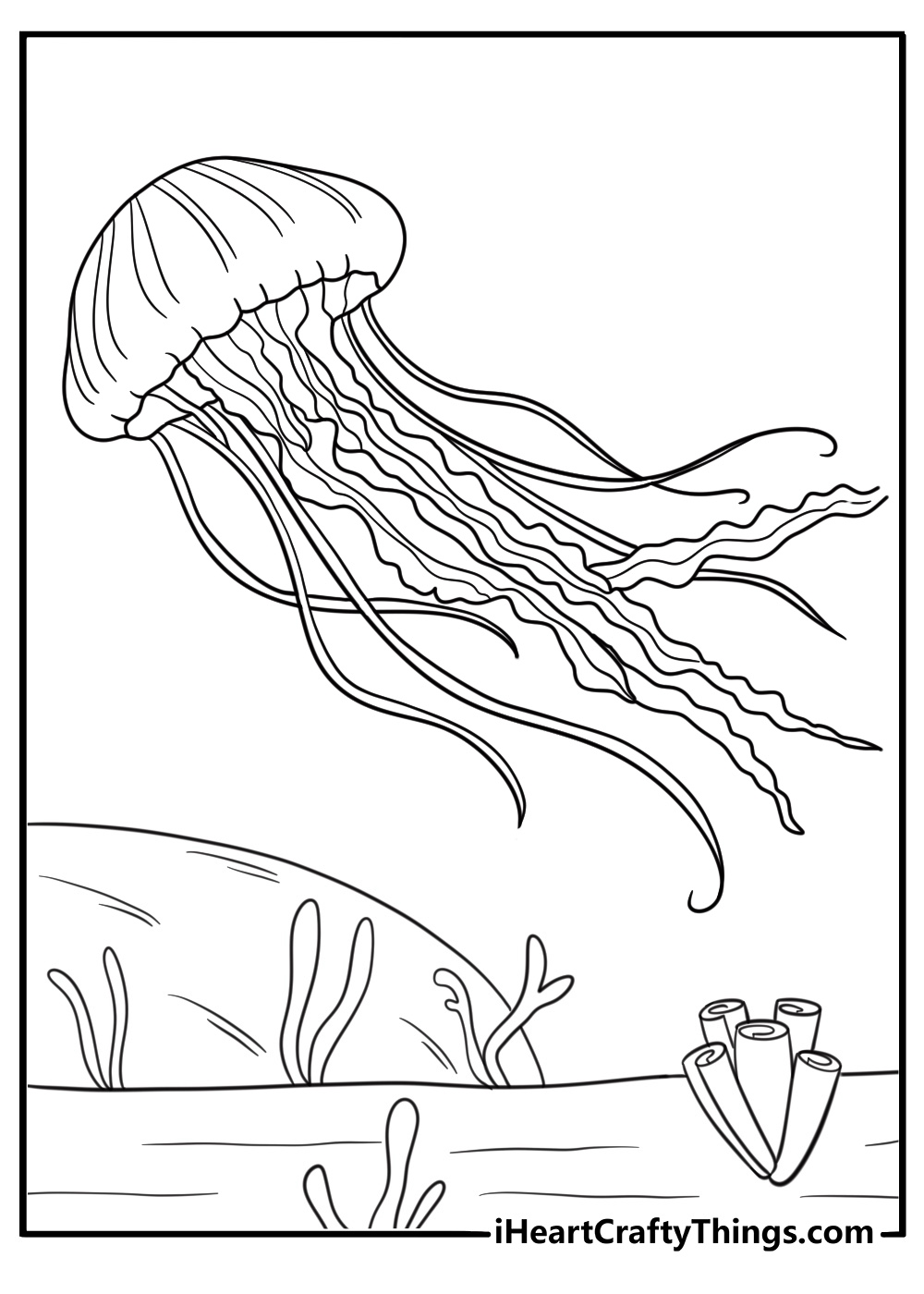 30+ Jellyfish Coloring Pages (100% Free Printables)