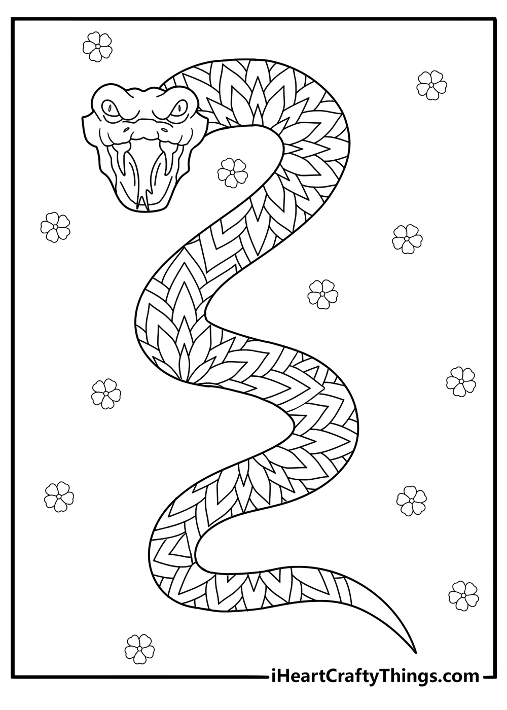 Snake Coloring Pages: 35+ Free Printable Sheets For Kids