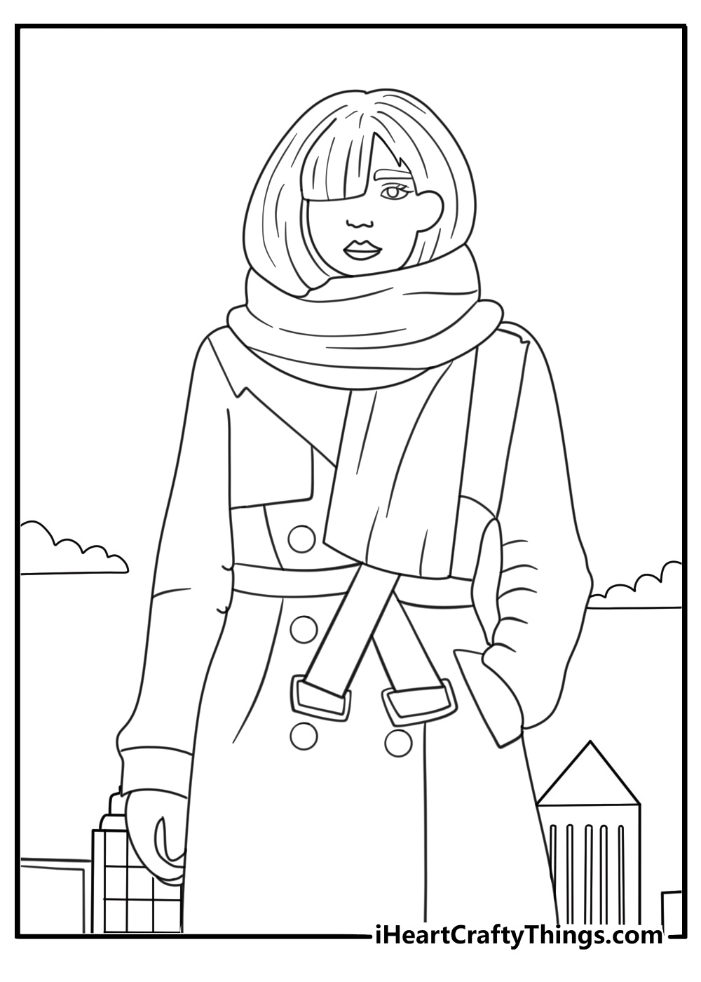 145+ Fashion Coloring Pages (100% Free Printables)