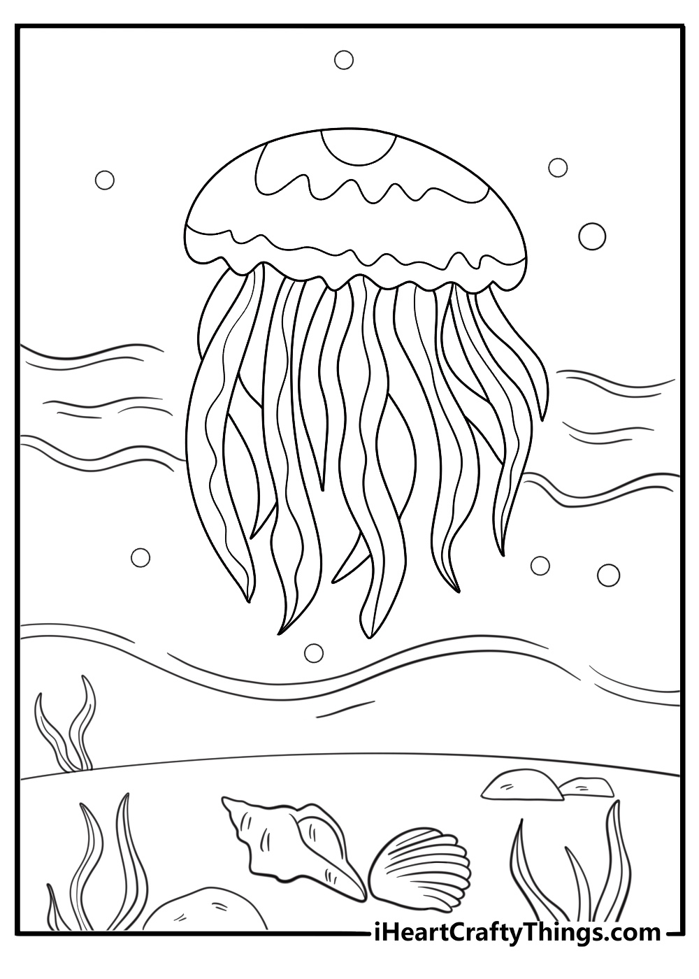 30+ Jellyfish Coloring Pages (100% Free Printables)