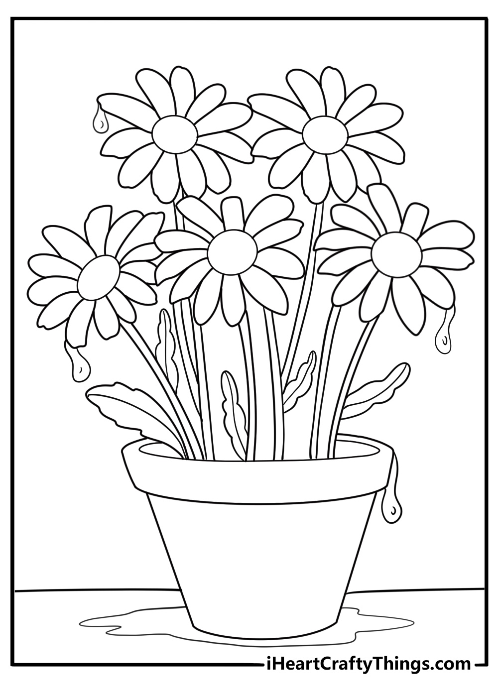 40+ Daisy Flower Coloring Pages (Printable PDFs For Free)