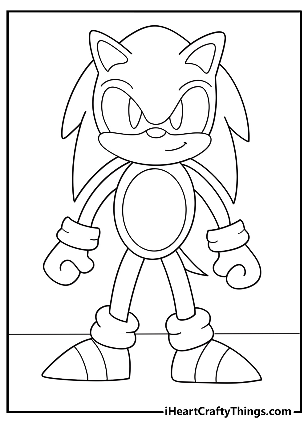 50 Free Sonic Coloring Pages (Printable PDF Sheets)