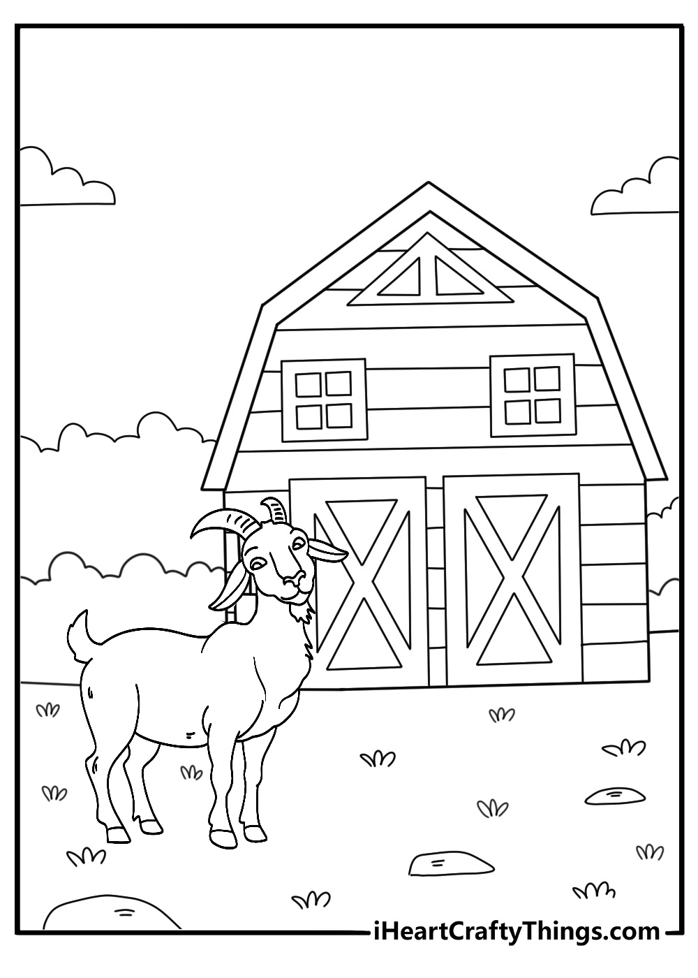 Goat Coloring Pages (34+ Printable PDF Sheets For Free)