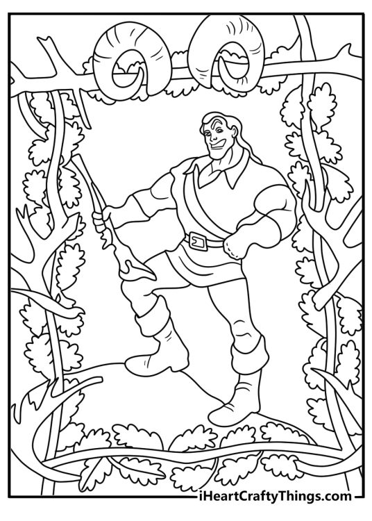 Beauty And The Beast Coloring Pages (30+ Free Printables)